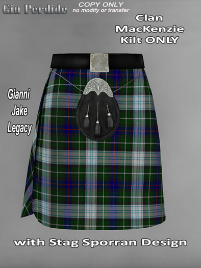 Second Life Marketplace - DEMO MacKenzie Kilt Stag Sporran