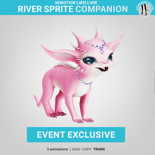 Second Life Marketplace - SEmotion Libellune River Sprite Companion ...