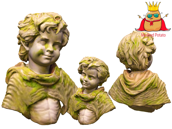 Second Life Marketplace - Mossy Child Statue Full Perm