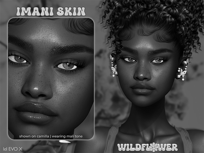 Second Life Marketplace - + wildflower imani skin DEMO (lelutka evo x ...
