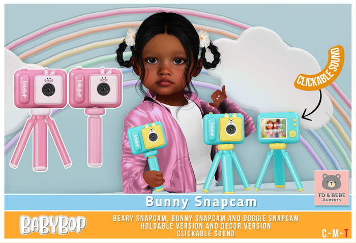 Second Life Marketplace - ::bb:: SnapCam - Bunny - Pink