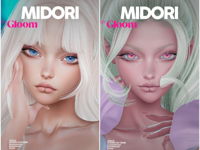 Second Life Marketplace - Gloom - Midori Skin - Fantasy