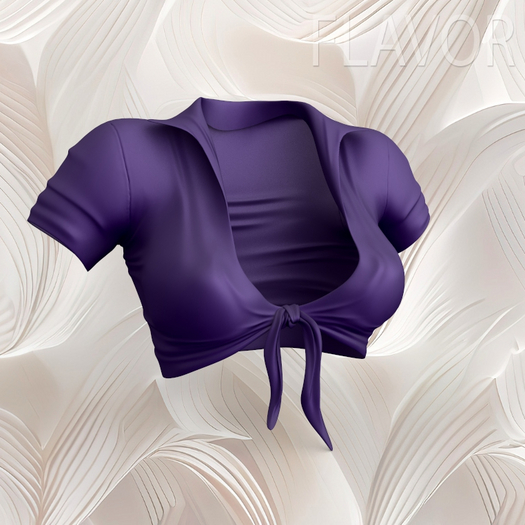 Second Life Marketplace - Purple Y2K LEGACY TOP