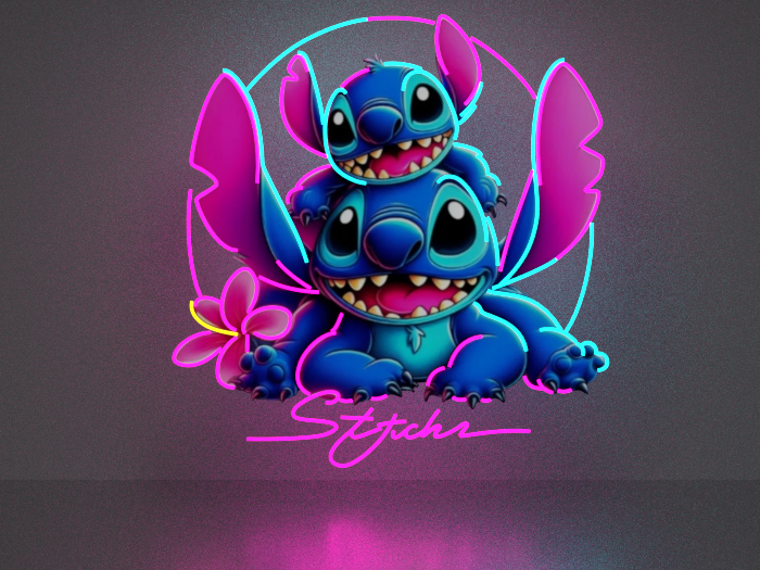 Second Life Marketplace - Stitch 3 Neon picture Full Permission