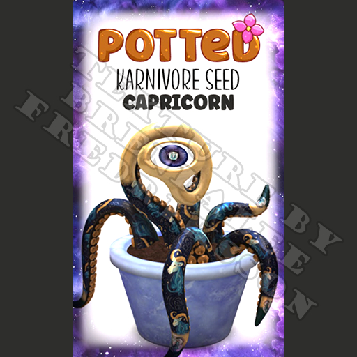 Second Life Marketplace - Potted: Karnivore Seed: Capricorn (ACTUAL ...