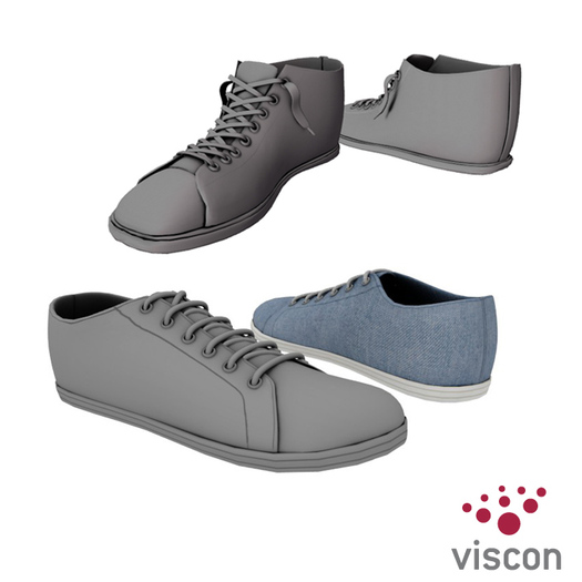Second Life Marketplace - Viscon* Sculpties Sneaker Set + UV Maps/Textures