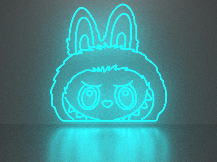 Second Life Marketplace - Labubu neon sign Full Permission