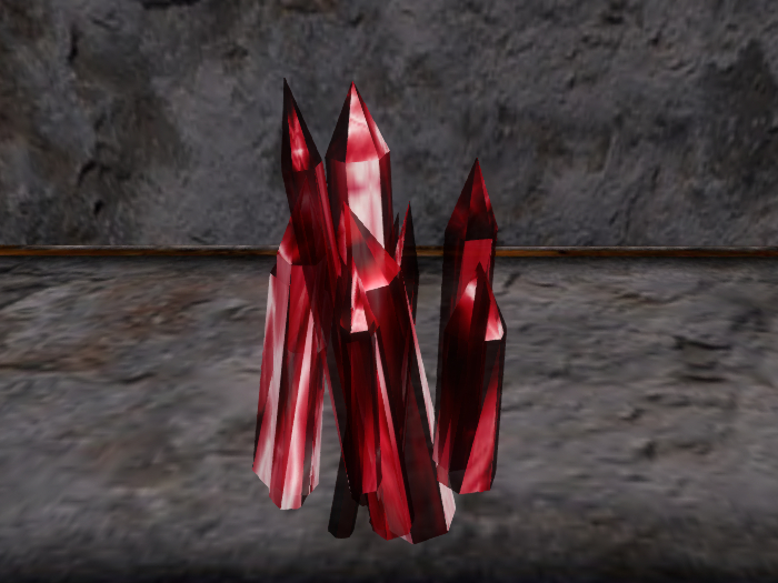 Second Life Marketplace - Deep Red Crystal Cluster 001, Fantasy Crystals