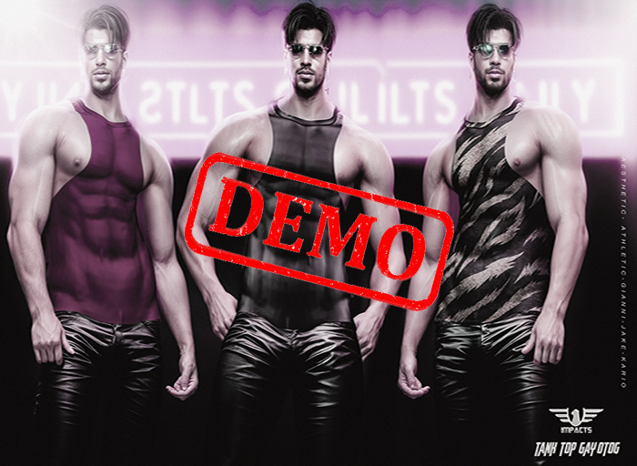 Second Life Marketplace - IMPACTS- TANK TOP GYN OTONG Demo enzo/Gian ...