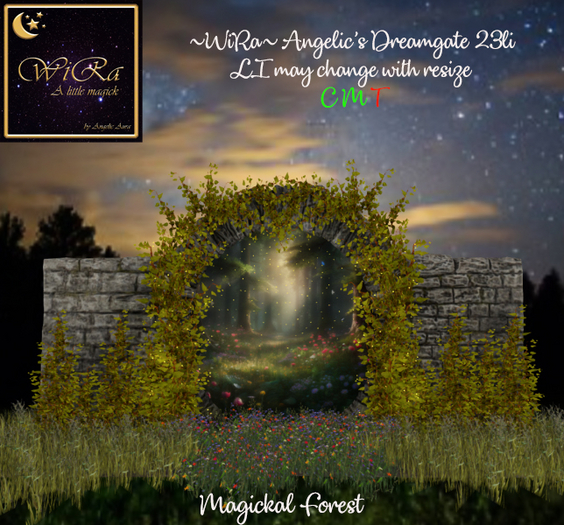 Second Life Marketplace - ~WiRa~ Angelic's Dreamgate (Magickal Forest) BOX