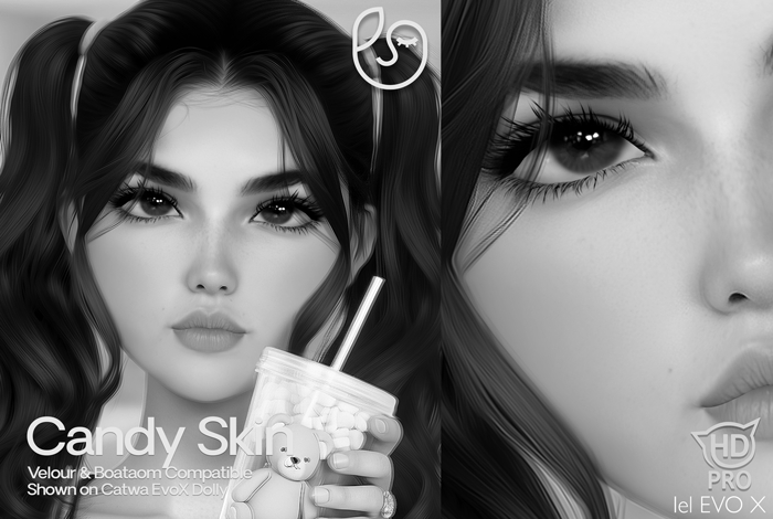 Second Life Marketplace - [OTHER FACES] Candy Skin (DEMO VELOUR)