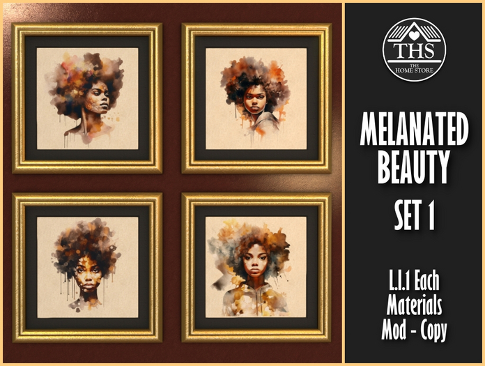 Second Life Marketplace - JUNETEENTH - MELANATED - AFRO WOMAN - BLACK WOMAN