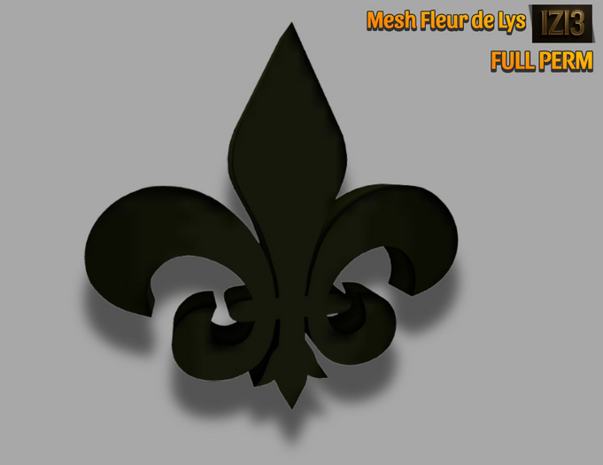 Second Life Marketplace - Mesh Fleur de Lys - Full Perm