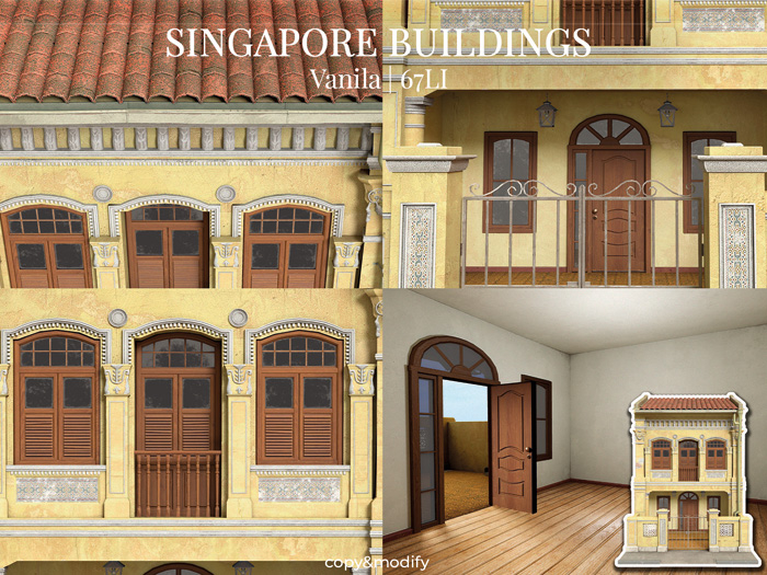 Second Life Marketplace - MINIMAL - Singapore Vanila Building