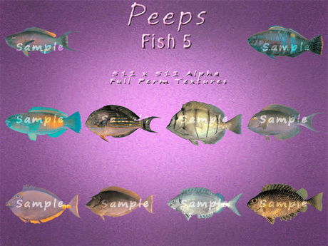 Second Life Marketplace - Peeps Textures Fish 5
