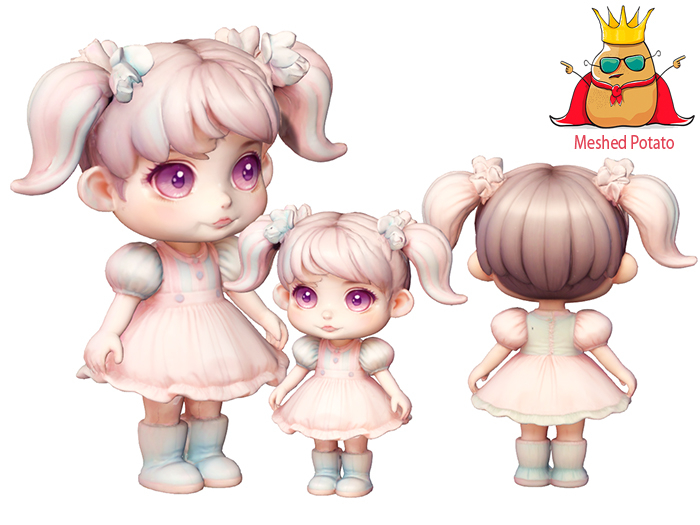 Second Life Marketplace - Chibi Doll 1 Full Perm