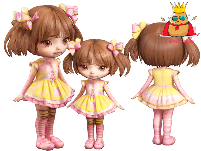 Second Life Marketplace - Chibi Doll 4 Full Perm
