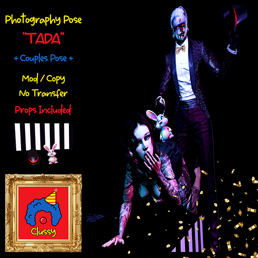 Second Life Marketplace - Clussy + TADA Pose {ADD To Unpack}
