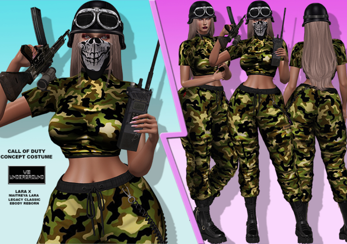 Second Life Marketplace - **CALL OF DUTY V2 INSPIRATION CONCEPT COSTUME ...
