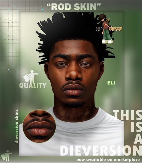 Second Life Marketplace - /DV/ ROD DEMO SKIN (ELI)