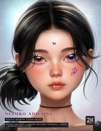 Second Life Marketplace - Guapa - Nezuko Skin (GENUS MORPH) 2K) DEMO