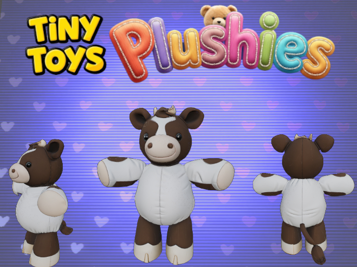 Second Life Marketplace - ** TINY TOYS ** PLUSHIES ** COW PBR AVATAR ...