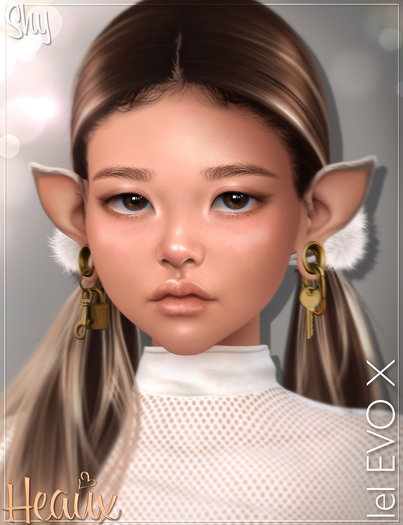 Second Life Marketplace - [Heaux] Shy - Snow *Velour Tone