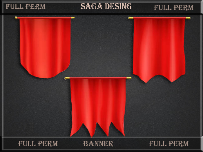 Second Life Marketplace - ''SaGa Design'' Full Perm ''Banner ''022
