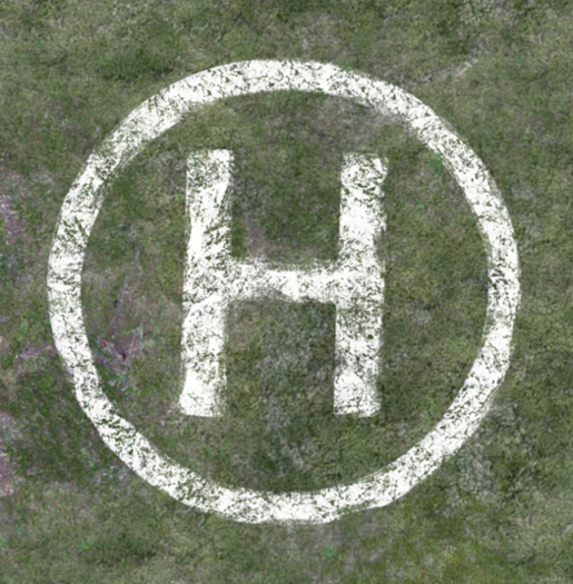 Second Life Marketplace - Helipad Marker Prim – “H” Symbol with ...