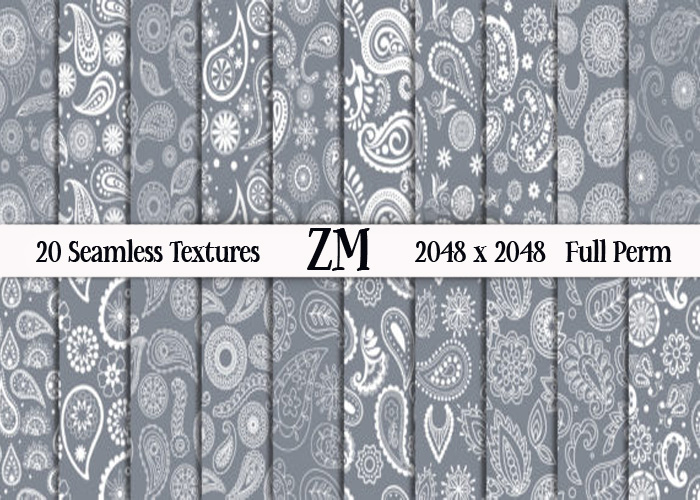 Second Life Marketplace - GRAY BANDANA TEXTURES