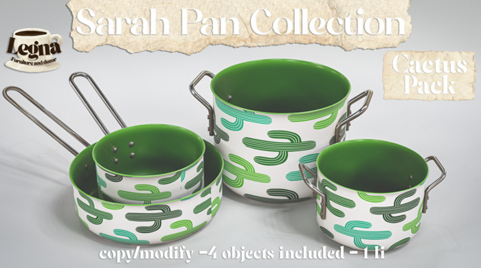 Second Life Marketplace - - Legna - Sarah Pan Collection (Cactus Pack)