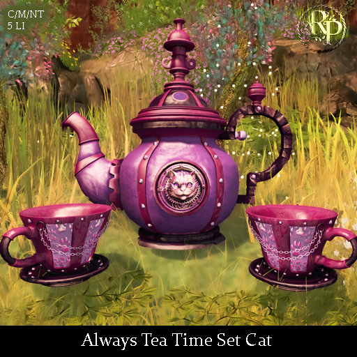 Second Life Marketplace - (RP) Always Tea Time Set Cat