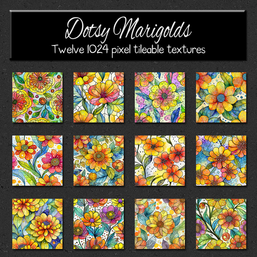 Second Life Marketplace - *Wallflowers* Dotsy Marigolds