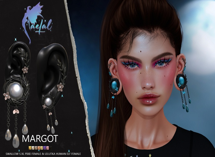 Second Life Marketplace - FaeTal - Margot - LeLutka Human & Elf Female DEMO