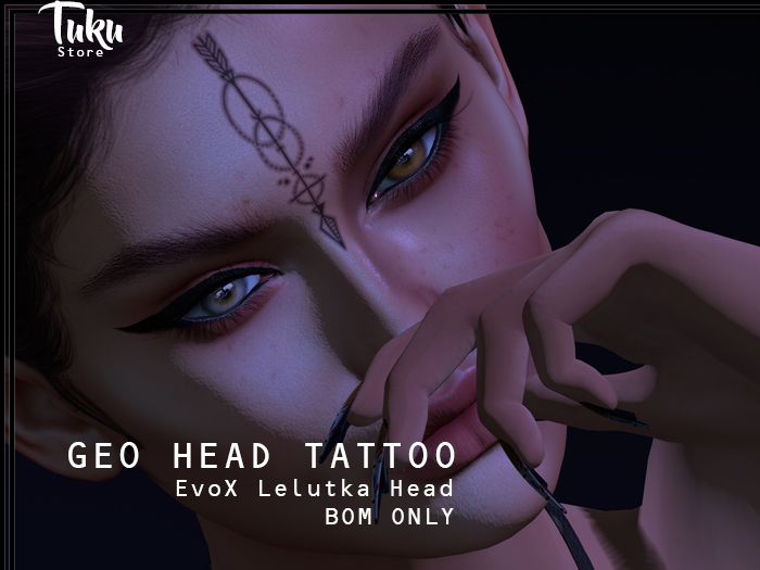 Second Life Marketplace - .: Tuku~Geo Head Tattoo
