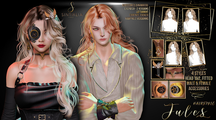 Second Life Marketplace - Sintiklia - Hair Jules - Blondes&Reds
