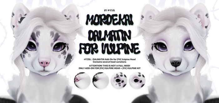 Second Life Marketplace - #Y!3SL.MORDEKAI : Dalmatin Add-On for [FH ...
