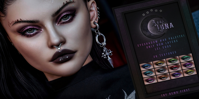 Second Life Marketplace - +Aura De La Luna+ Eyeshadow #49 P1