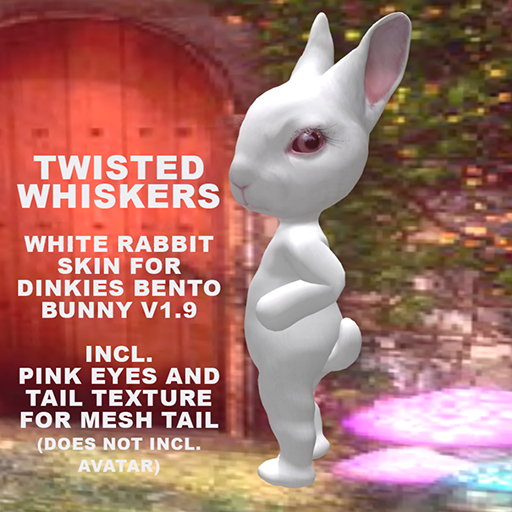 Second Life Marketplace - *TW* WHITE RABBIT SKIN FOR DINKIES BENTO ...