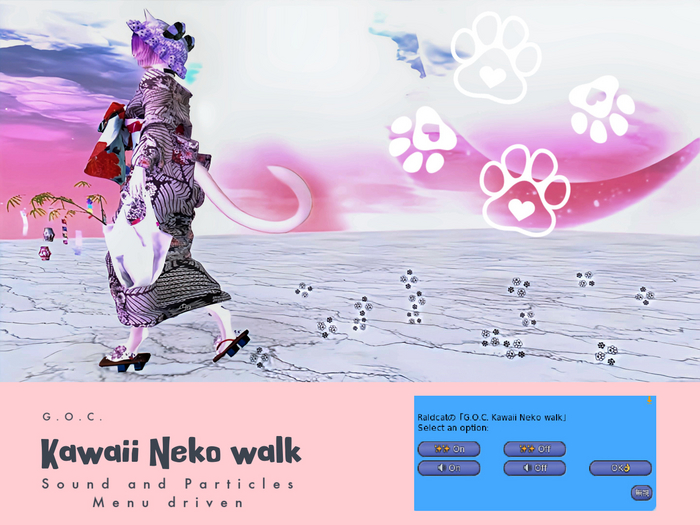 Second Life Marketplace - G.O.C. Kawaii Neko walk