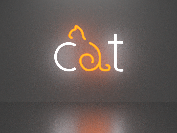 Second Life Marketplace - Cat 30 neon sign Full Permission