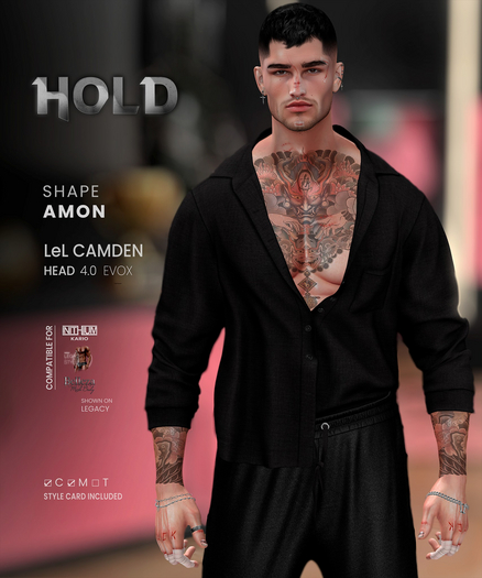 Second Life Marketplace - HOLD SHAPES - Amon - Shape LeLUTKA Camden 4.0 ...