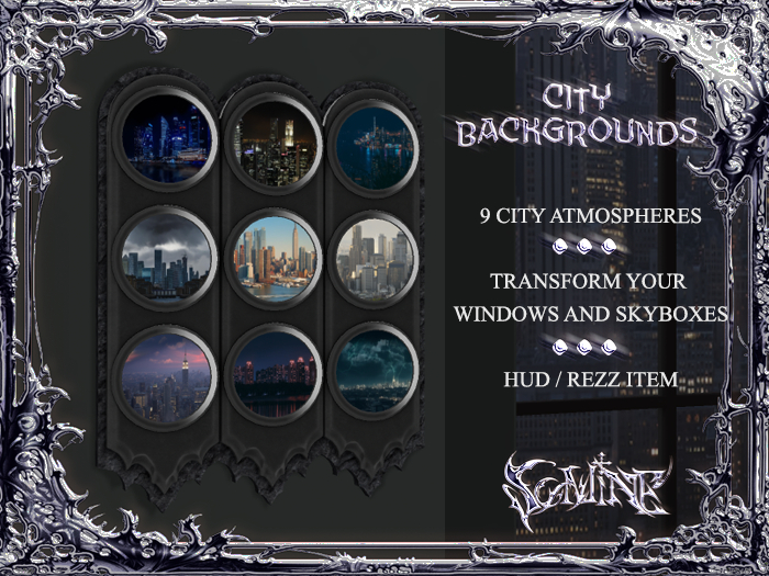 Second Life Marketplace - SOMINE - City Backgrounds