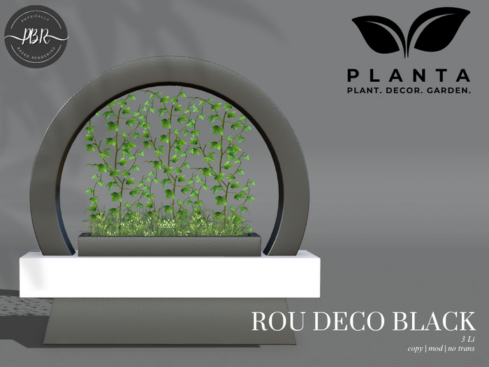 Second Life Marketplace - Planta - Rou Deco Black