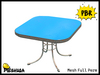 Second Life Marketplace - Meshuga PBR Retro Metal Table FULL PERM MESH