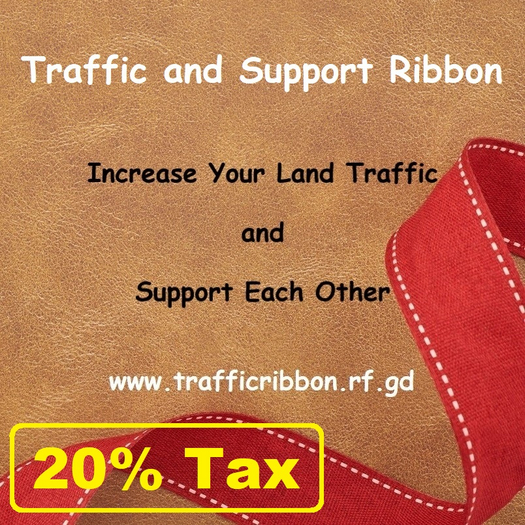 Second Life Marketplace - Traffic and Support Ribbon - 20% Tax