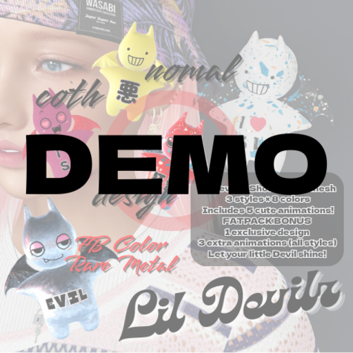 Second Life Marketplace - [IRIE LIFE] Lil Devilz - DEMO