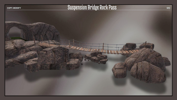 Second Life Marketplace - Suspension Bridge Rock Pass