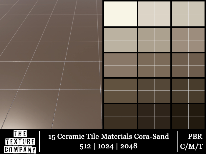 Second Life Marketplace - The Texture Company - 15 Ceramic Tile ...