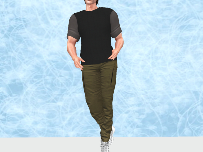 Second Life Marketplace - HunnyBun's Rick Outfit- Khaki
